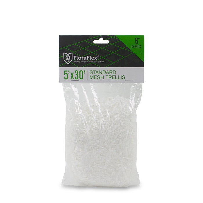 FloraFlex Mesh Trellis Net, 6 Inch Square, 5 Feet x 30 Feet — HydroPros