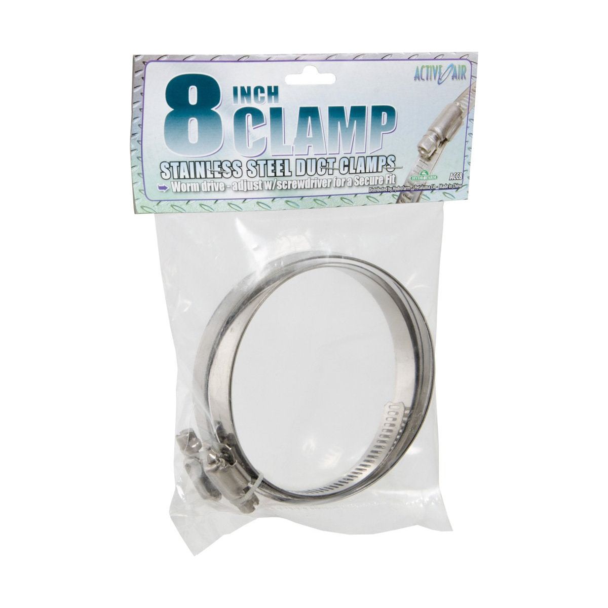Active Air Stainless Steel Duct Clamps 8 inch — HydroPros