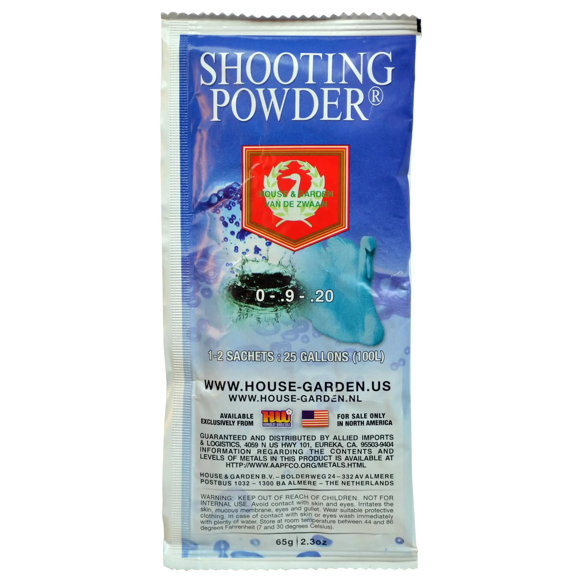 House and Garden Shooting Powder - HydroPros